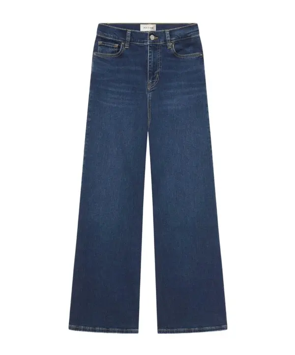 FRAME High Waist Denim Trousers