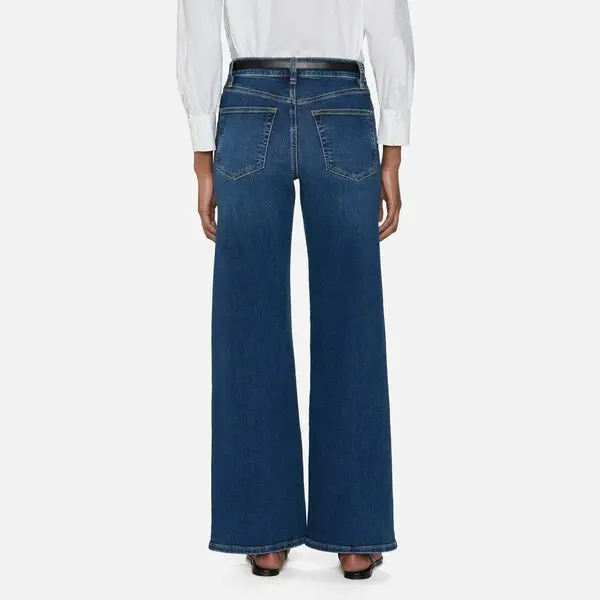 FRAME High Waist Denim Trousers