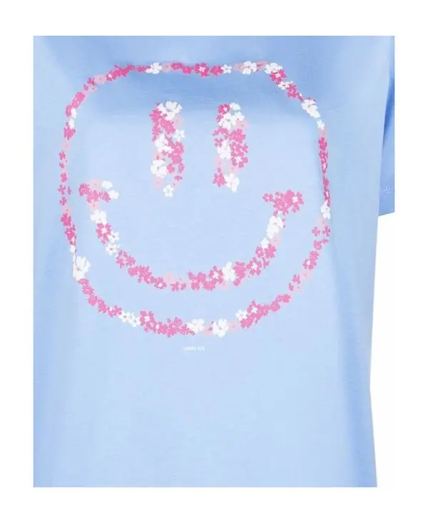 GANNI Smiley Crewneck T-shirt