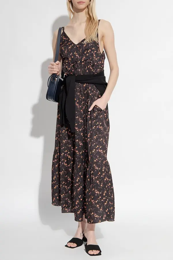 A.p.c. Floral-print Midi Dress