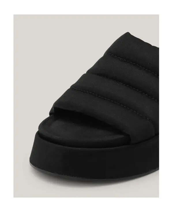GANNI Quilted Platform Mules