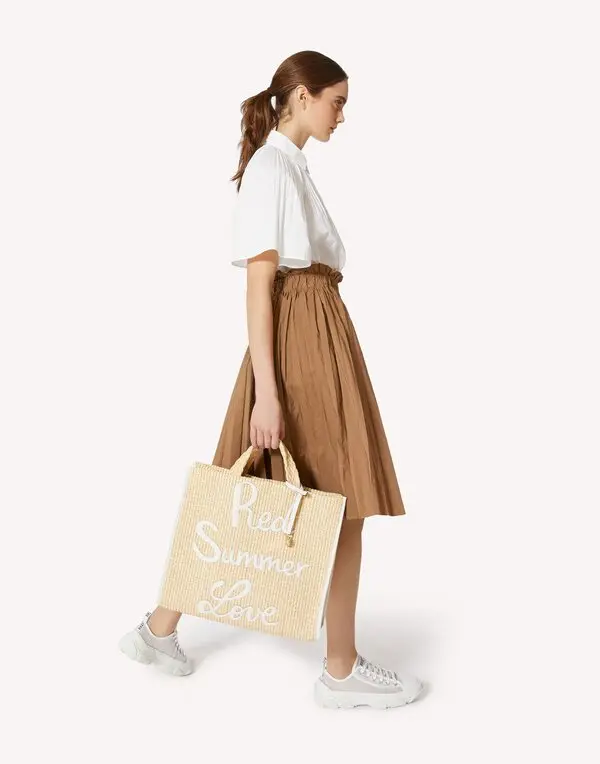 Red Valentino Pleated Button Shirt
