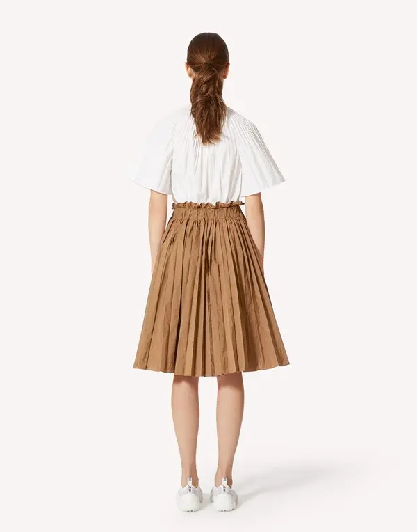 Red Valentino Pleated Button Shirt