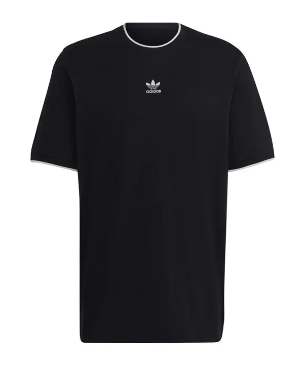 Adidas Originals Rekive Logo Embroidered T-shirt - Black