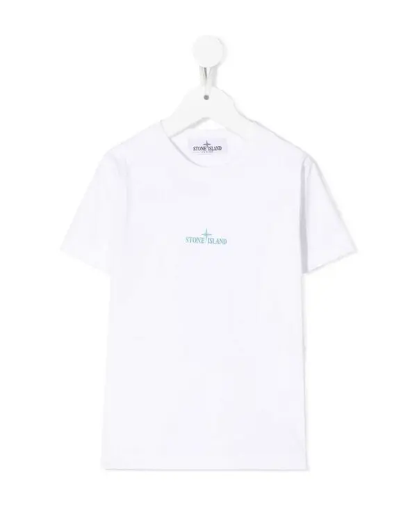 Stone Island Teen Logo-print T-shirt - White