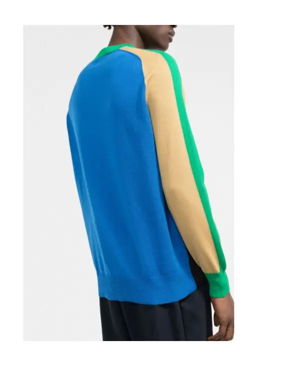 Marni Colour-block Cotton Sweatshirt