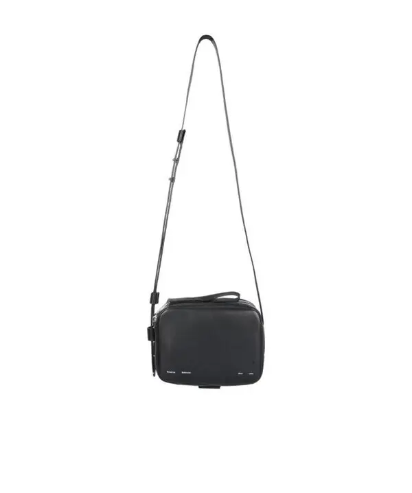 Proenza Schouler White Label Logo Printed Crossbody Bag - Black