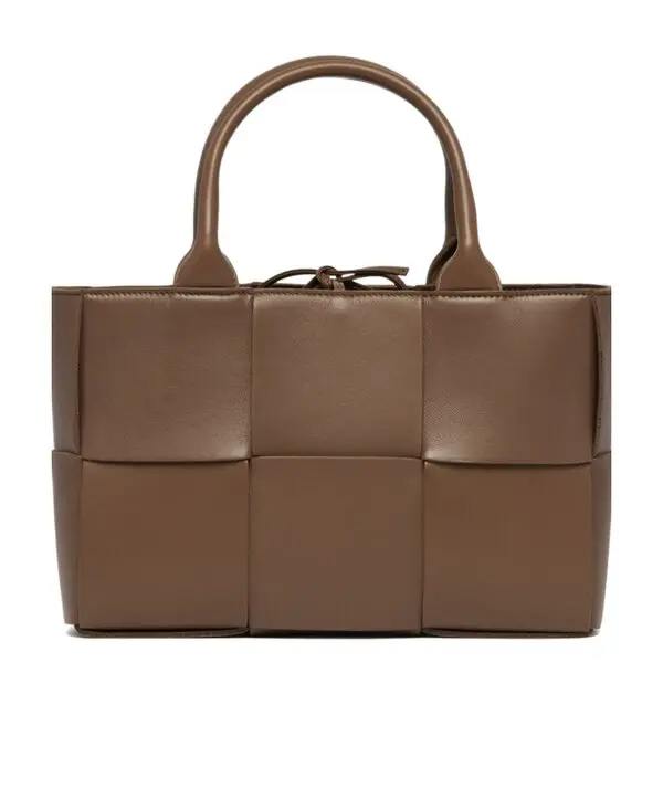 Bottega Veneta Mini Arco Tote Bag - Brown Grey