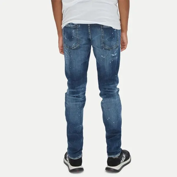 Dsquared2 Distressed Medium Hiking Jeans