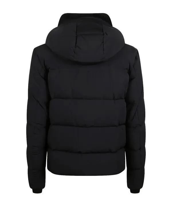 MOORER Hooded Zip-front Jacket