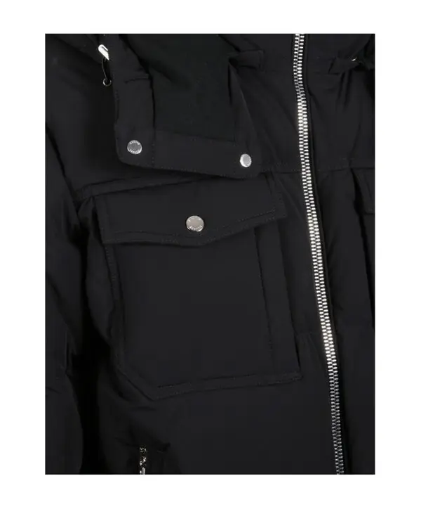 MOORER Hooded Zip-front Jacket