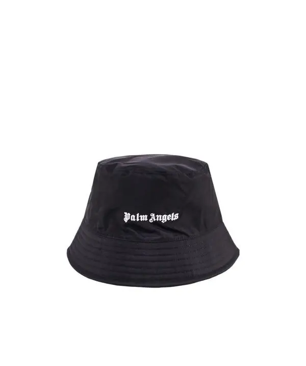 Palm Angels Logo-detailed Bucket Hat