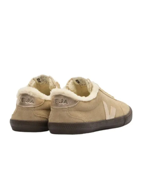 VEJA Shearling Detailed Lace-up Sneakers