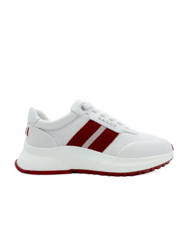Bally Mesh Panel Leather Low-top Sneakers