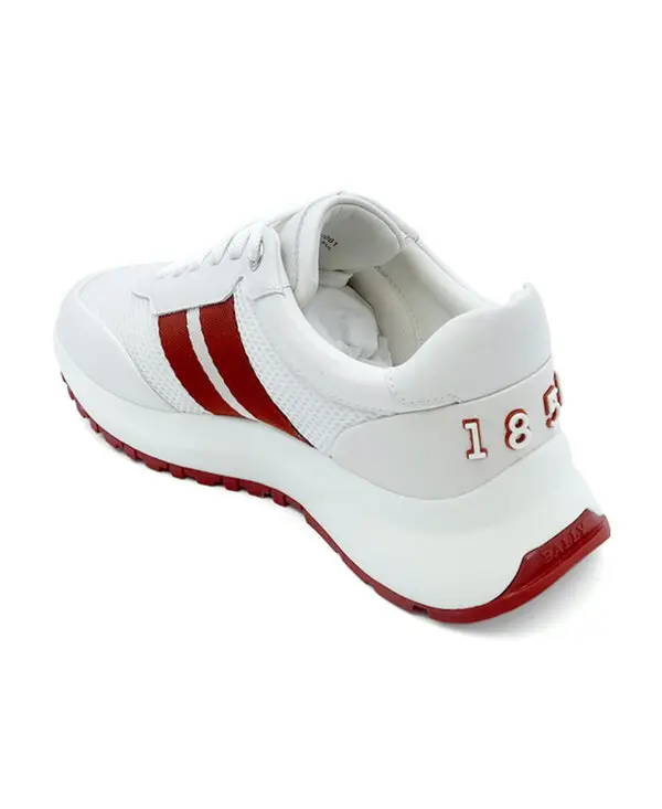 Bally Mesh Panel Leather Low-top Sneakers