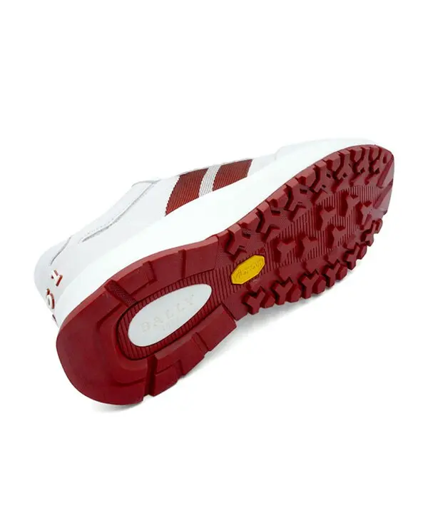 Bally Mesh Panel Leather Low-top Sneakers
