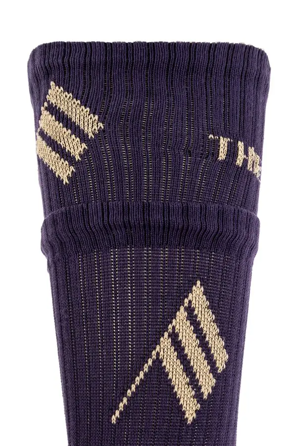 Attico Logo Intarsia Socks