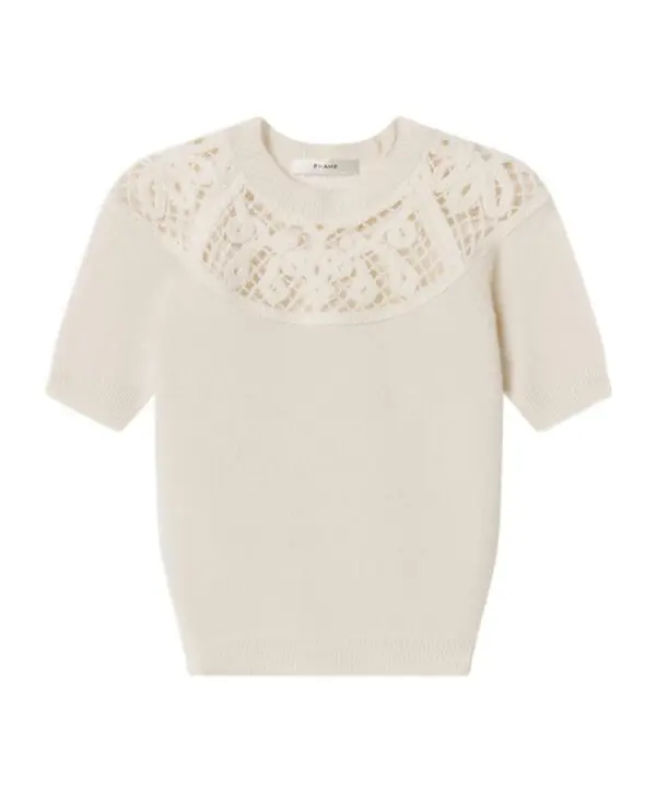 FRAME Openwork Design Sweater