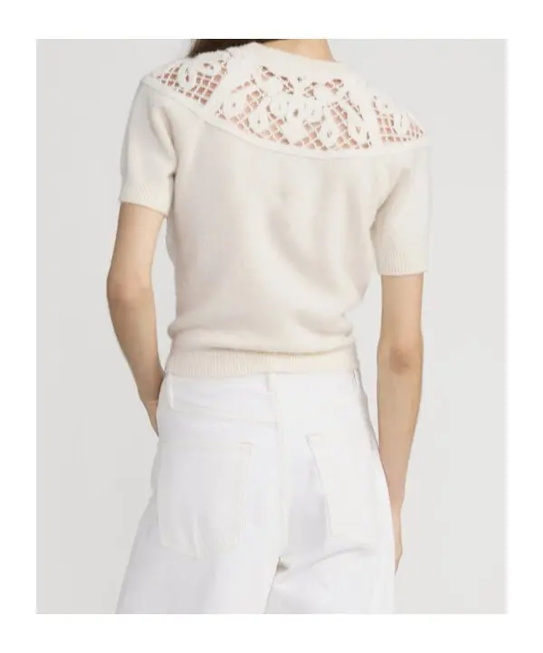 FRAME Openwork Design Sweater