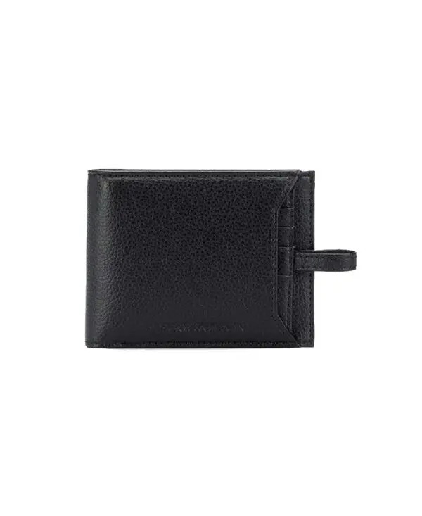 Emporio Armani Textured Leather Wallet Card Holder
