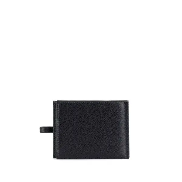 Emporio Armani Textured Leather Wallet Card Holder
