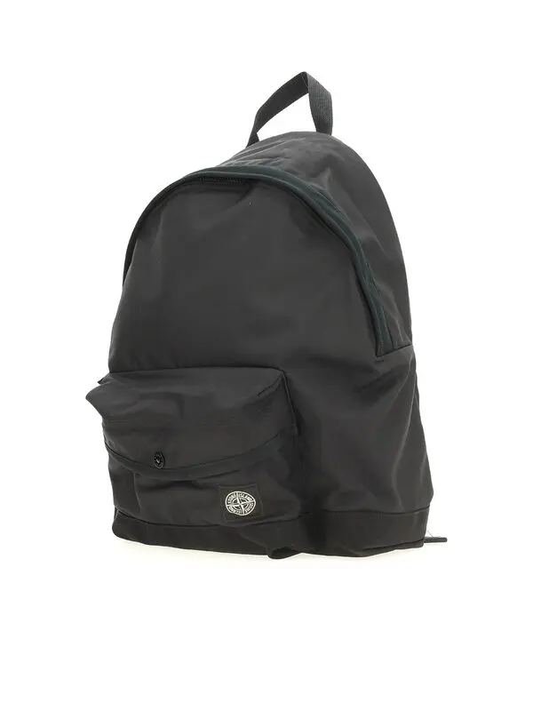 Stone Island Logo-patch Zip-up Backpack