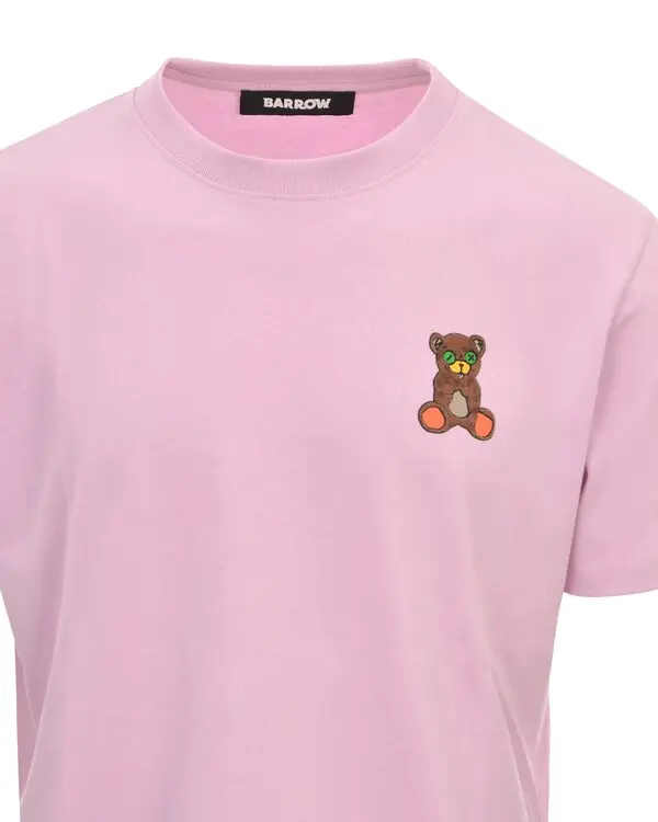 BARROW Teddy Bear Printed Crewneck T-shirt