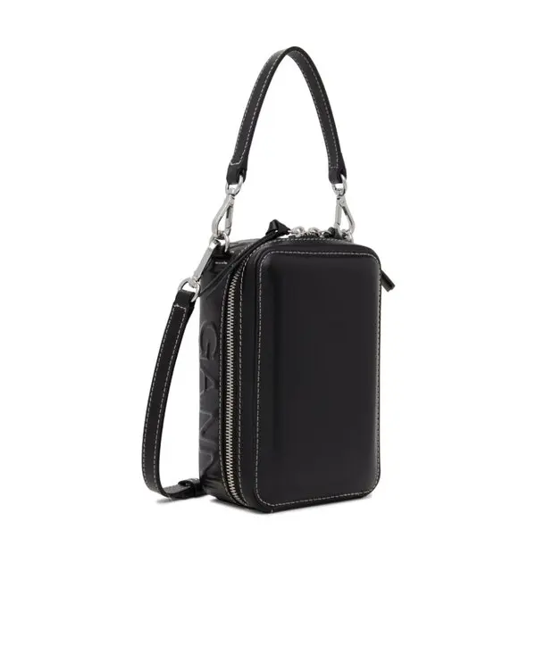 GANNI Logo-embossed Camera Bag