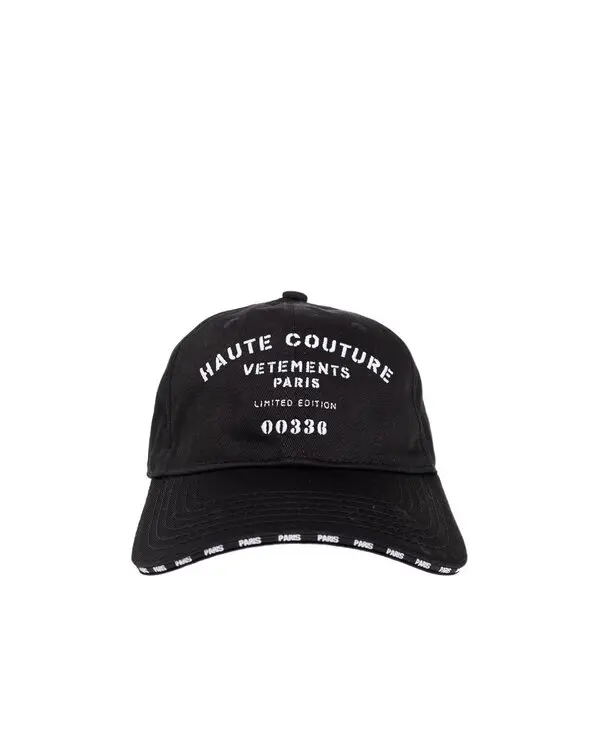 Vetements Logo-print Cotton Cap