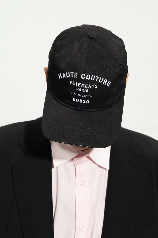 Vetements Logo-print Cotton Cap