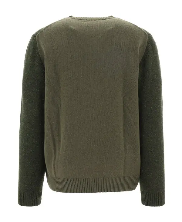 Woolrich Panelled Wool Jumper
