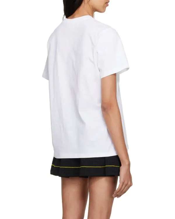 GANNI Smiley Face Logo T-shirt