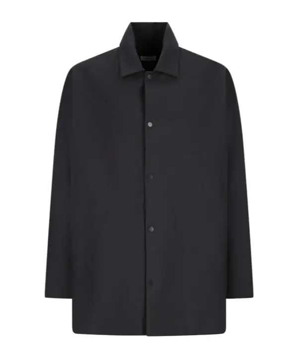 Fear Of God Technical Buttoned Coaches Jacket - Black
