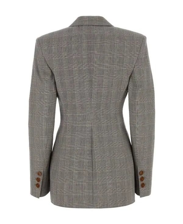 VIVIENNE WESTWOOD Single-breasted Checked Tailored Blazer