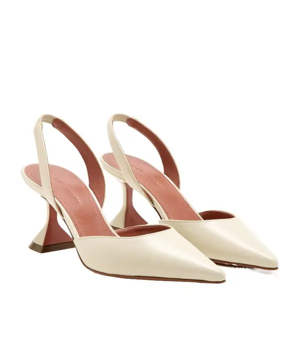 Amina Muaddi Pointed-toe High-heeled Sandals