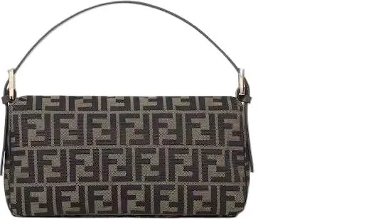 Fendi Baguette Ff Jacquard Shoulder Bag