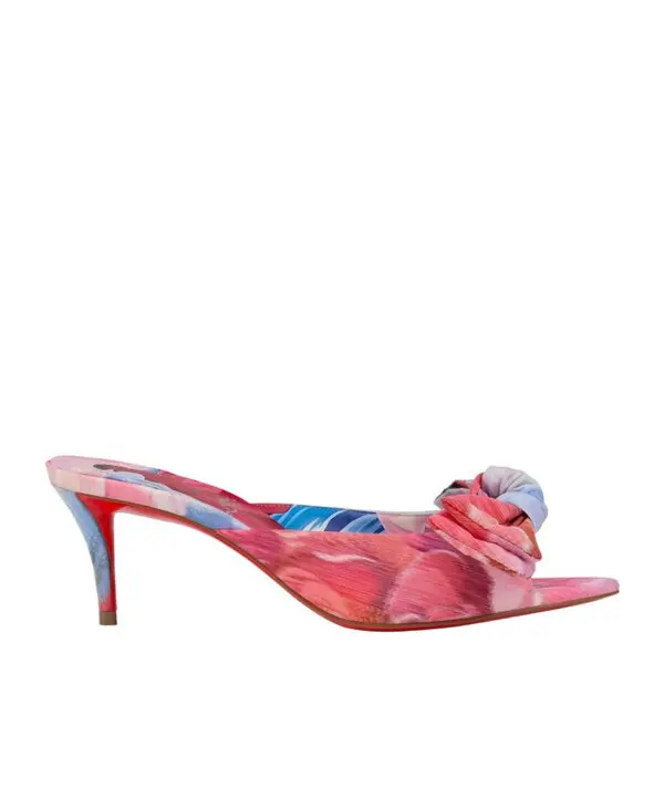 CHRISTIAN LOUBOUTIN Bow Strap Heeled Sandals