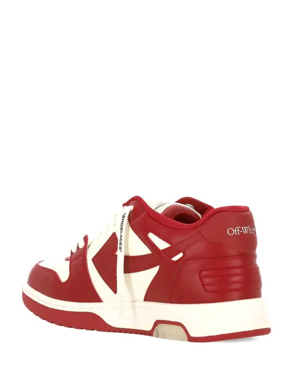 Off-White Out Of Office" Lace-up Sneakers - Red
