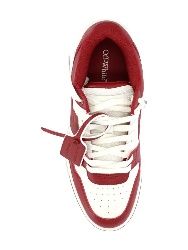 Off-White Out Of Office" Lace-up Sneakers - Red