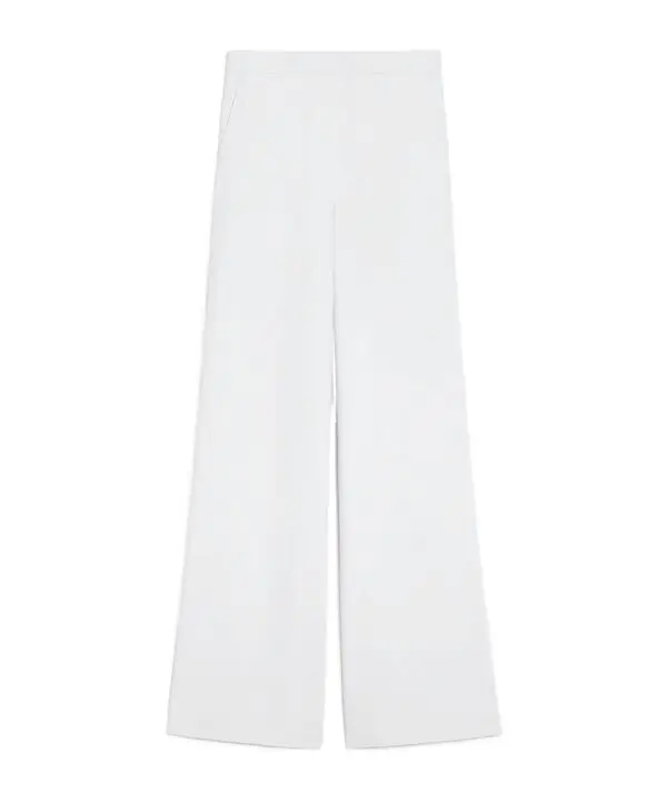 Max Mara Ruggero Wide Leg Trousers - White