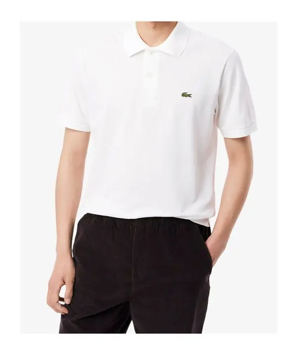 Lacoste Classic Fit L.12.12 Light Piqué Polo Shirt - White
