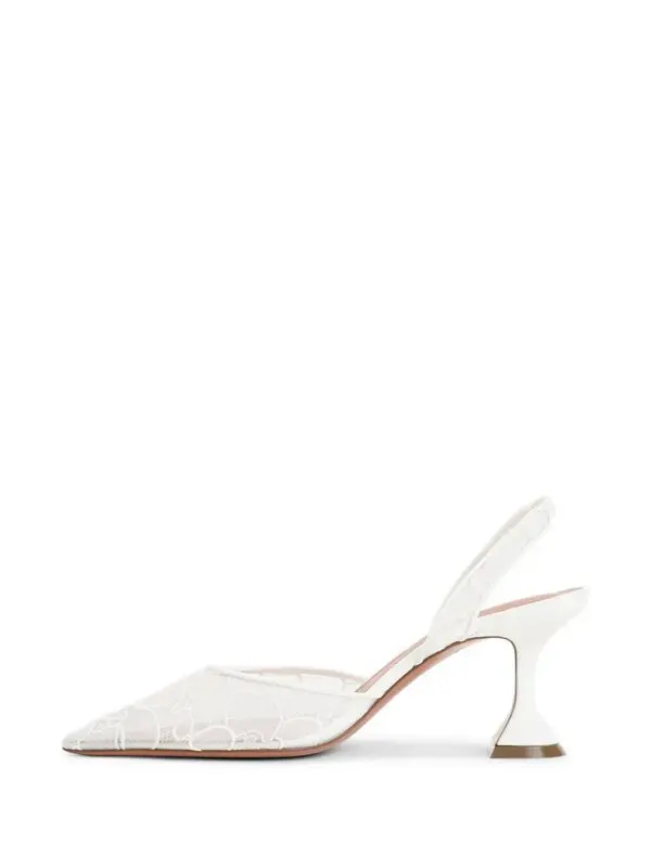 Amina Muaddi Pointed-toe High-heeled Sandals
