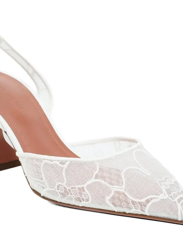 Amina Muaddi Pointed-toe High-heeled Sandals