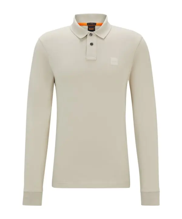 Hugo Boss Logo Patch Slim-fit Polo Shirt