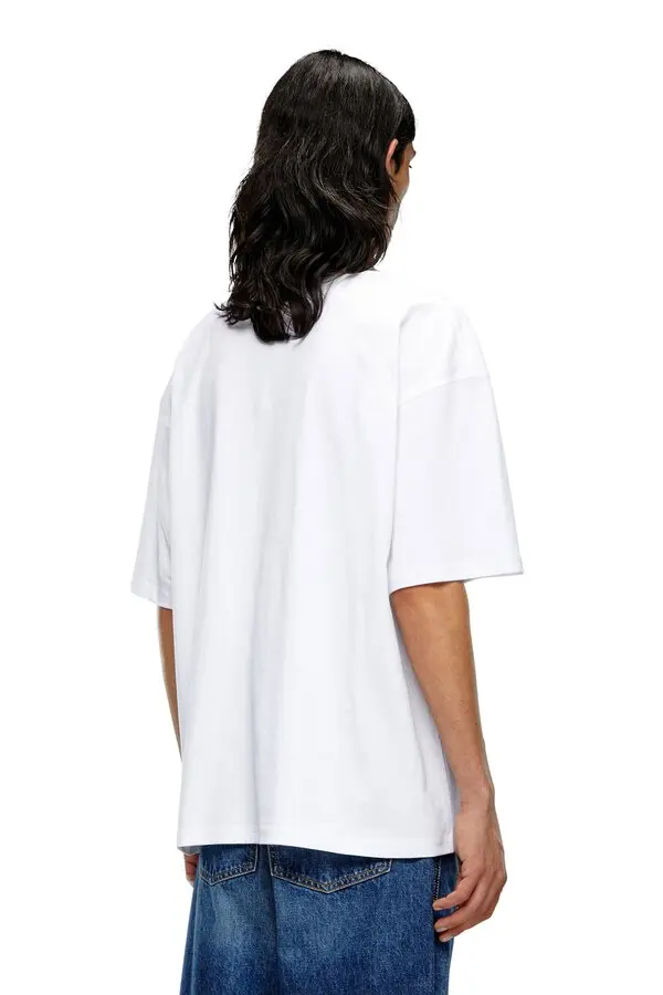 DIESEL® T-boxt-d Embroidered D Patch Crewneck T-shirt