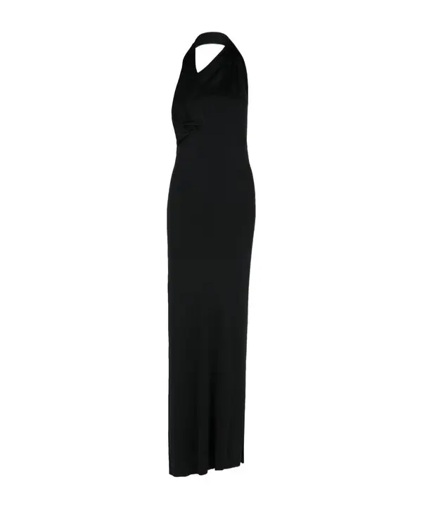 Khaite Asymmetrical Pendant Long Skirt - Black