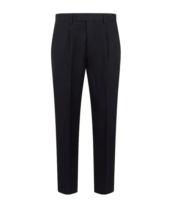 Zegna Casual Pants With Belt Loops - Black