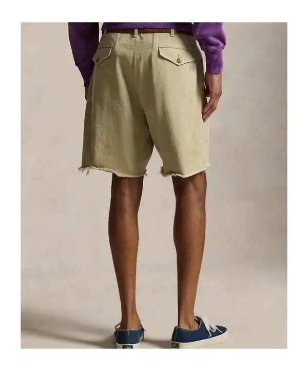 Polo Ralph Lauren Frayed-hem Printed Shorts