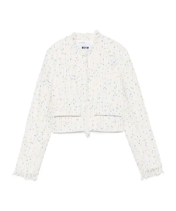 MSGM Frayed-edge Jacket