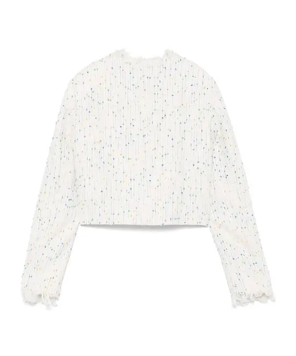MSGM Frayed-edge Jacket